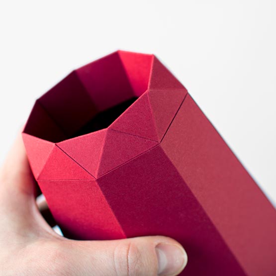 How To Make A Paper Flower Vase Sleeve Very Easy With Template 